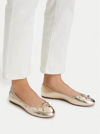 Lauren Ralph Lauren Ballerinas Jayna Metallic 802978836002 Goldfarben