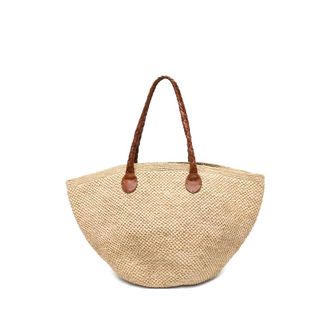 Dragon Diffusion Brunella Woven Braided Handle Tote Bag