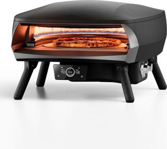 Witt Witt Etna Rotante 16 Control Gas Pizzaofen rotierend 2 Brenner 9,2 kW Matt Schwarz 100000376