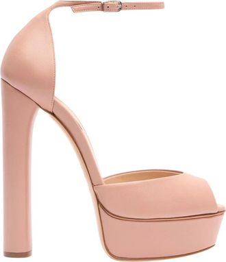 Casadei Femme, Chaussures, Rose, Taille: 35 1/2 EU Flora Platform Sandales