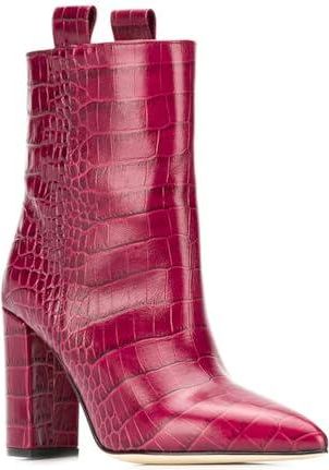 Generic Bottines &agrave; Bout Pointu et Talon Bloc pour Femme, Bottines Courtes &eacute;l&eacute;gantes &agrave; Talons pour Soir&eacute;e, Bottine Classiques en Cuir pour Lautomne et Les Sort