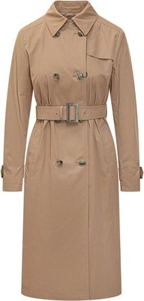 Herno Femme, Manteaux, Brun, Taille: 46 FR Trench-coat crois&eacute;