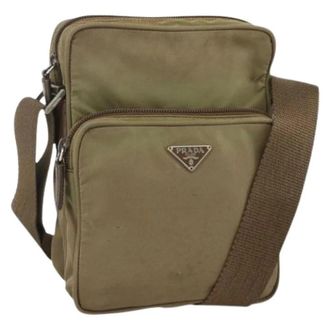 Prada Pre-owned Vintage Nylon Schultertasche - - Pre-owned - Damen - Gr&uuml;n - ONE SIZE