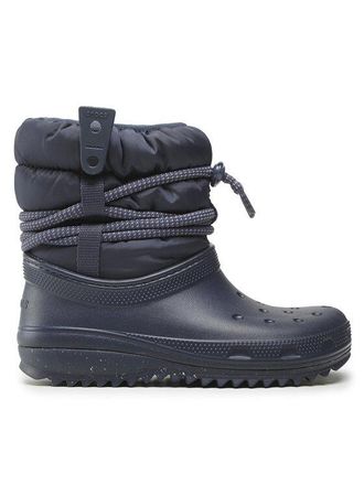 Crocs Schneeschuhe Classic Neo Puff Luxe Boot 207312 Dunkelblau