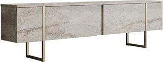 Hanah Home Meuble TV en bois Luxe - 180 x 30 x 50 cm - TravertinOr
