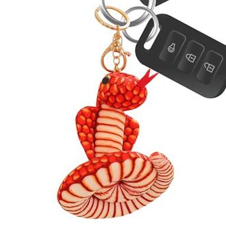 Generico Push Snake Keychain - Faisceau De Sac &Agrave; Dos Cr&eacute;atif, Pendentif Animal Doux | Accessoire De Clavier En Peluche D&eacute;gorition Pour Jeux De Jurne Pour Jour 