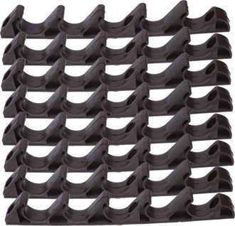 Soimiss 8 Stück Teiliges Nylon Verstellbare Klappstuhlhalterung mit Fünfzahn Rastclip für Garten Camping Patio Outdoor Liegestuhl Ersatzteile