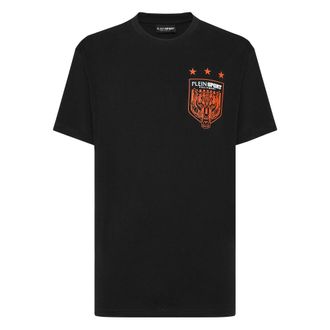 Plein Sport T-Shirt Rundhals Tiger - - Sport - Herren - Schwarzk - S