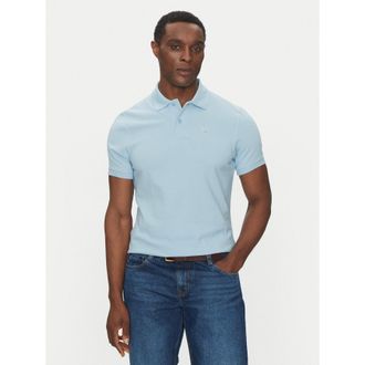 Barbour Poloshirt Original Sports MML0358BL32 Himmelblau Tailored Fit
