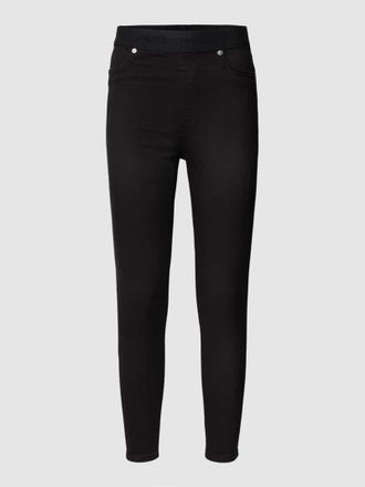HUGO BOSS Slim Fit Jeans mit elastischem Logo-Bund