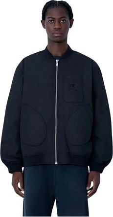 Champion Homme, Vestes, Noir, Taille: L Nowhere University Bomber Jacket