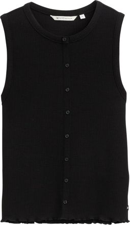 Tom Tailor Damen 1046617 T-Shirt, 14482 - Deep Black, L EU