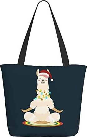 AOOEDM Joli sac &agrave; provisions pour femme lama 33 x 28 x 19 cm. Le cadeau parfait pour la Saint-Valentin. Cest de la Saint-Valentin pour maman, fille, &eacute;pouse, 