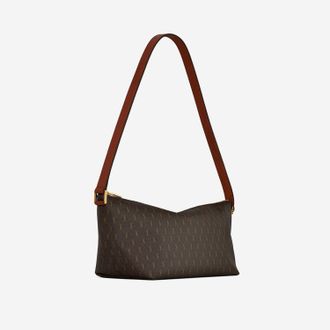 Saint Laurent Mens Shoulder Bag Le Monogramme Brown Leather Polyurethane