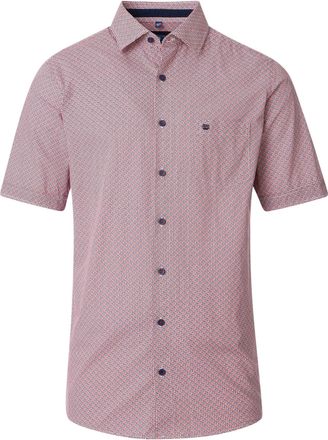 Redmond Comfort Fit - Herren Freizeithemd Kurzarm (251065999), Gr&ouml;&szlig;e:3XL, Farbe:Rot(50)