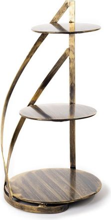 HowHomely Etagere 3 Etagen 60 cm Hoher f&uuml;r Torten Cupcakes und Muffins - Ideal zum Einsatz als Eleganter Tortenst&auml;nder f&uuml;r Hochzeiten Kuchenst&auml;nder und Tortenst