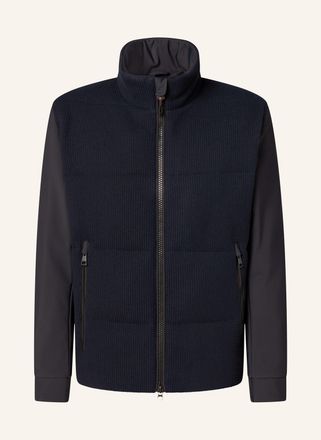 Strellson Jacke Flex Knit Im Materialmix blau