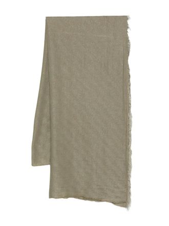 PESERICO écharpe métallisée en cachemire - Vert