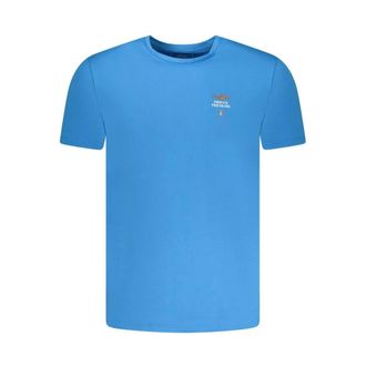 Aeronautica Homme, Tops, Bleu, Taille: L T-shirt Sous-V&ecirc;tement en Coton