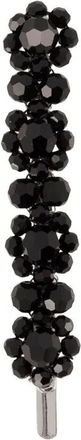 Simone Rocha Haarschmuck - Medium Flower Barrette - Cristal - Black - Gr. unisize - in Schwarz - f&uuml;r Damen