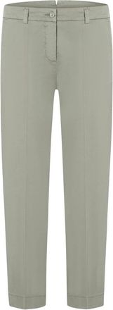 Cambio Kiana Straight Hosen - - Trousers - Damen - Gr&uuml;n - 3XL