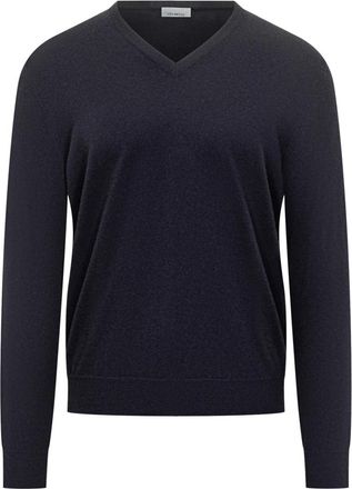 Malo Homme, Pulls, Bleu, Taille: M Cachemire Col en V