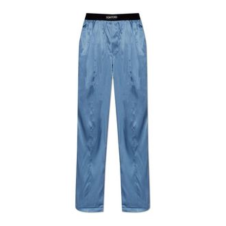 Tom Ford Seiden-Pyjamahose - - Nightwear & Lounge - Herren - Blau - XL