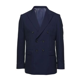 Reveres 1949 Gekn&ouml;pfter Zweireiher - - Suits - Herren - Blau - L