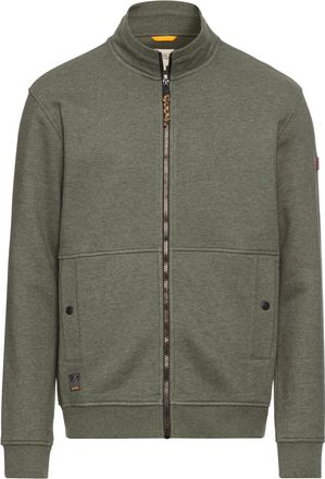 Camel Active Herren Sweatjacke aus einem Baumwollmix Blattgrün Menswear-M