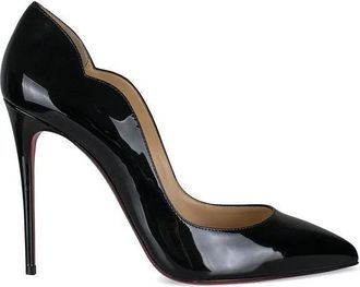 Christian Louboutin Hohe Schuhe - Black Patent Leather Hot Chick Pumps - Gr. 36,5 (EU) - in Schwarz - f&uuml;r Damen