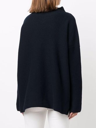 Daniela Gregis Wool Turtleneck Sweater - Navy