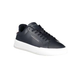Tommy Hilfiger Leather Lace-Up Sneaker - Blue