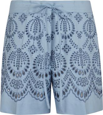 P.A.R.O.S.H. P.a.r.o.s.h., Femme, Shorts, Bleu, Taille: 40 FR Shorts Cannes
