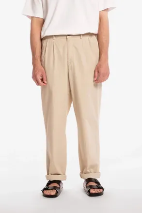 Matona Herren vegan Hose Seersucker Sand