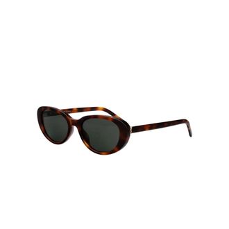 Saint Laurent Cat-Eye Oval Sonnenbrille - - Accessories - Damen - Braun - 55 MM