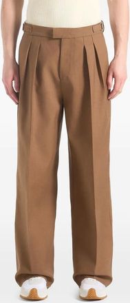 Manière De Voir pantalon Octave à plis - Marron