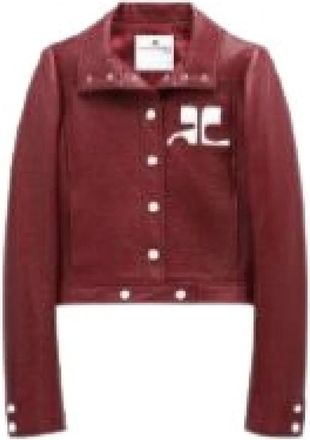 Courr&egrave;ges Femme, Vestes, Rouge, Taille: 38 FR Manteaux Rouges pour Femmes