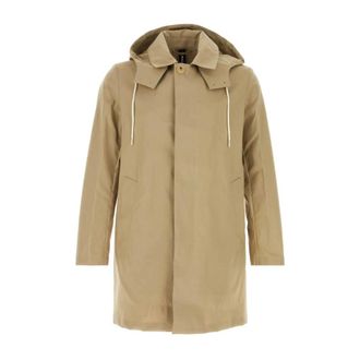 Mackintosh Homme, Manteaux, Beige, Taille: XS Cambridge Short Hooded Coat