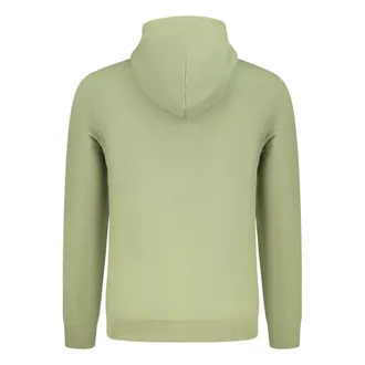 Calvin Klein Logo-Embroidered Cotton Hoodie - Green