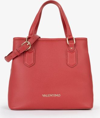 Valentino Handbags Shopper VALENTINO BAGS BRIXTON, Damen, Gr. B/H/T: 28cm x 24cm x 17cm, rubino, Lederimitat, Taschen Shopper, Handtasche Damen Tasche Damen Schultertasc