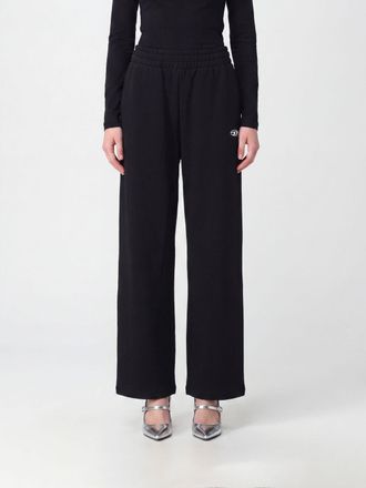 Diesel Pantalon de jogging P-Zenia-OD en coton &agrave; taille haute et jambe droite