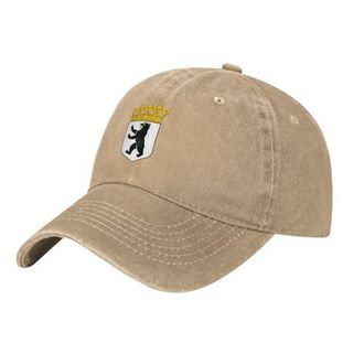 Generic Berlin Unisexe Casquette De Baseball Athl&eacute;tique Hip-Hop Cap R&eacute;tro Ancien Chapeau De Cowboy pour Running Cyclisme Voyage