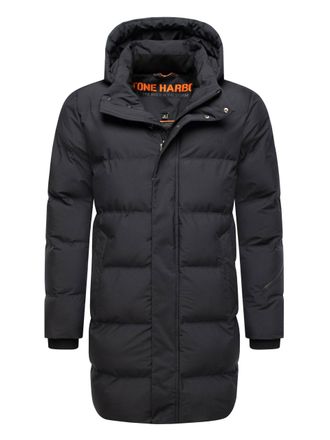 Stone Harbor Herren Wintermantel Thadeek mit abnehmbarer Kapuze & Magnettaschen