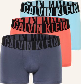Calvin Klein 3er-Pack Boxershorts Intense Power blau