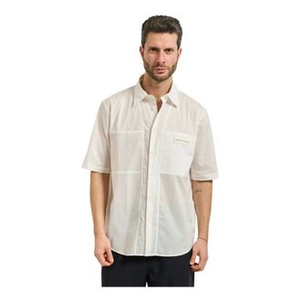 A|X Armani Exchange Homme, Chemises, Blanc, Taille: XL Cotton Shirt