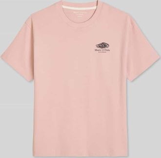 Marc O'Polo Loose Fit T-Shirt aus reiner Baumwolle mit R&uuml;cken-Print
