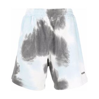 Msgm Tie-Dye Muster Bermuda - - Shorts - Herren - Mehrfarbig - S