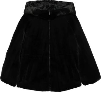 Emporio Armani Caban-Mantel - - Jackets - Damen - Schwarzk - L