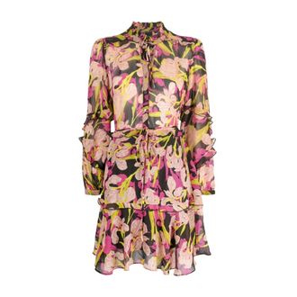 Pinko Pinko, Damen, Kleider, Mehrfarbig, 2XSGröße