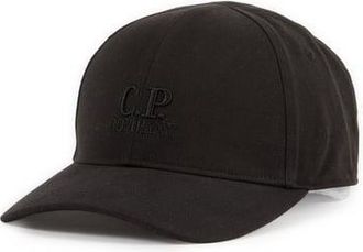 C.P. Company Casquette gabardine &agrave; logo brod&eacute;